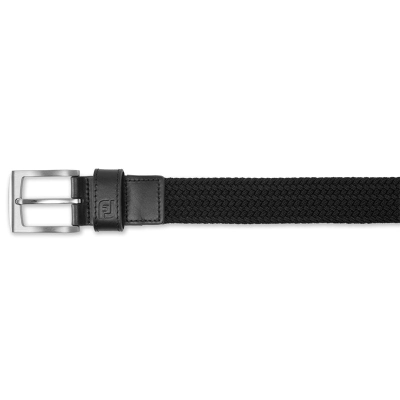 FootJoy Braided Belt Black | Mens Golf Belts | Halpenny Golf – European ...